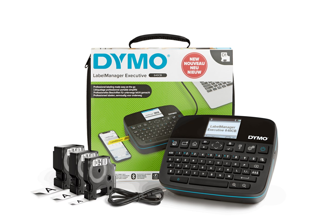 Märkmaskin Dymo LabelManager Executive 640CB, kitcase, 6-24 mm ...
